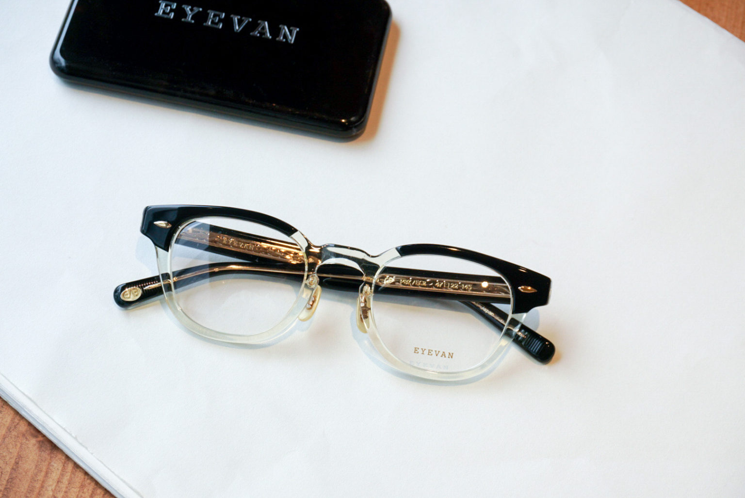 EYEVAN WEBB-CP col.PBK/ECR 入荷いたしました！ D-Eye kaminoura 中原眼鏡姉妹店 熊本 上乃裏通り - 熊本 上通 | メガネ サングラス アイウェア専門店